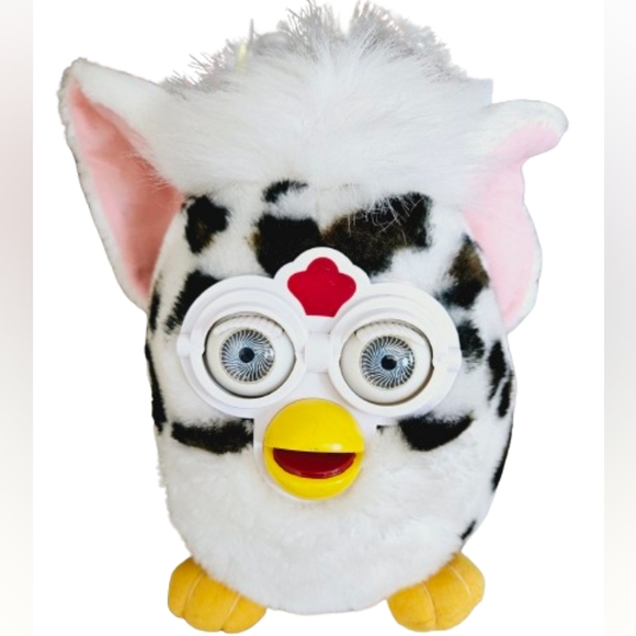 Nanco | Other | Vintage Furby Snow Leopard Hypnotic Eyes Plush Stuffed ...